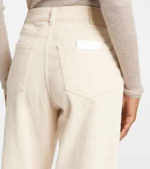Ag Padua Mid-rise Flared Corduroy Jeans