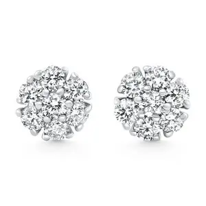 BLISS DIAMOND 14k 1ct Diamond Stud Earrings - White Gold