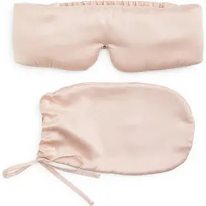 Lunya Washable Silk Weighted Sleep Mask - Delicate Pink