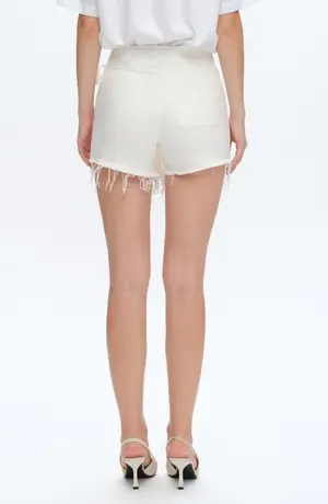 BAYEAS Frayed Denim Skort