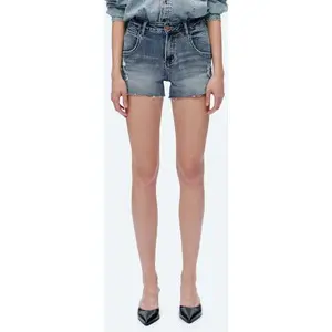 BAYEAS Nova Raw Hem Denim Shorts
