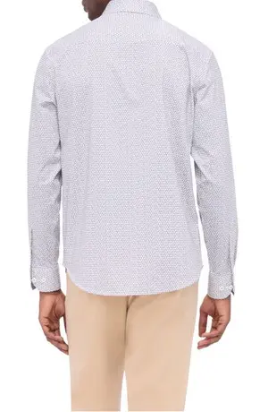 Bugatchi Jules Ooohcotton® Microprint Button-down Shirt