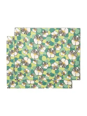 La DoubleJ Placemats Set Of 2 - Ninfea Green