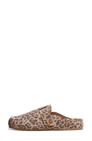 Beek Vulture Cheetah Print Mules