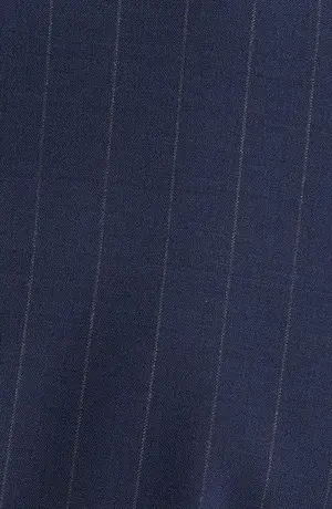 Theory Chambers Pinstripe Wool Blend Blazer - Nav