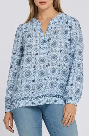 Nydj Long Sleeve Kaftans Tunics