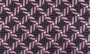 Zegna Pieghe Large Diamond Silk Jacquard Tie - Pink