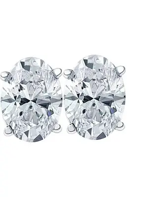 BLISS DIAMOND 2 Ct Lab Grown Diamond Stud Earrings