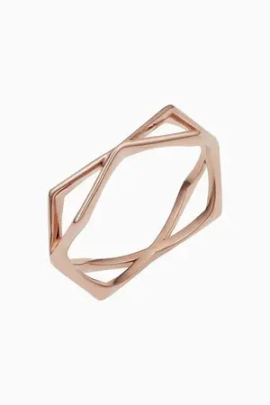 ORADINA 14k 1975 Bow Ring - Rose Gold