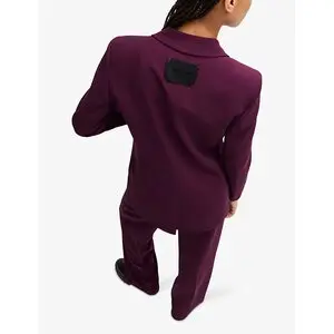Hugo Relaxed-fit Double-breasted Stretch-woven Blazer