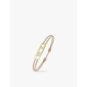 Messika Cares Pavé Diamond Cord Bracelet - Yellow Gold