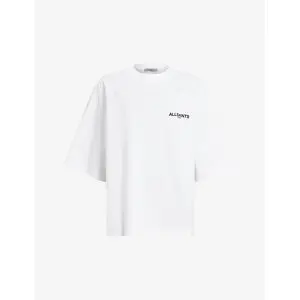 ALLSAINTS Guardian Graphic-print Relaxed-fit Cotton T-shirt - White