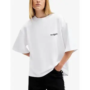ALLSAINTS Guardian Graphic-print Relaxed-fit Cotton T-shirt - White