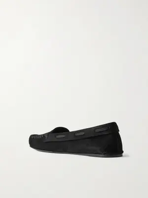 THE ROW Mabel Suede Loafers