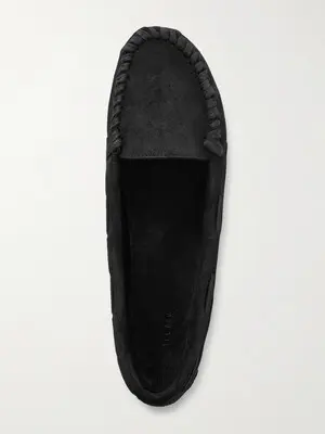 THE ROW Mabel Suede Loafers