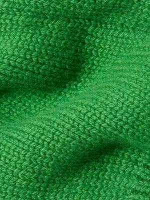 Daughter Name Wool Hood - Green