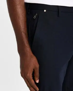 BOSS Kaito Slim-fit Trousers - Blue