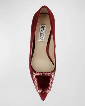 Badgley Mischka Aubree Silk Pumps