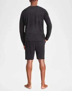 Barefoot Dreams Cozychic Ultra Lite Crewneck Sweater - Black