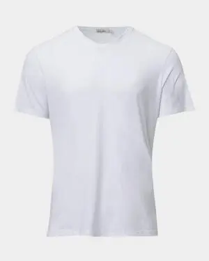 Barefoot Dreams Apos;s Malibu Collection Cotton Modal V-neck T-shirt - White