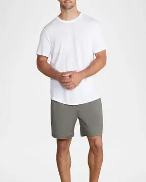 Barefoot Dreams Apos;s Malibu Collection Cotton Modal Crewneck T-shirt - White