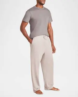 Barefoot Dreams Men & Apos;s Cozychic Ultra Lite Lounge Pants Beach Rock