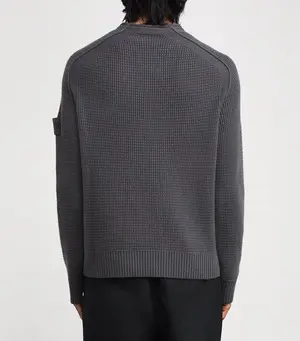 Stone Island Ghost Piece Virgin Wool Sweater - Grey