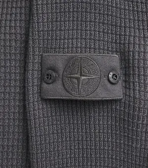 Stone Island Ghost Piece Virgin Wool Sweater - Grey
