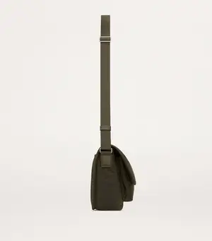 Saint Laurent Cotton Canvas Niki Messenger Bag - Green