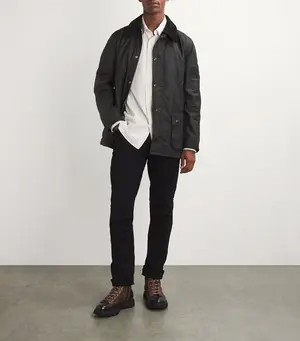 Barbour Waxed Ashby Jacket - Black