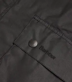Barbour Waxed Ashby Jacket - Black