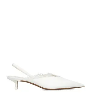NEOUS Irena Slingback Pumps - Ivory