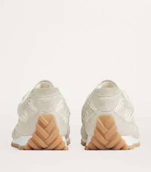 Bottega Veneta Orbit Criss-cross Sneakers - White