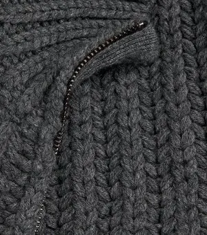 Corneliani Wool-cashmere Zip-up Sweater