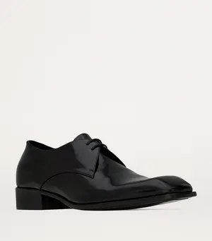 Saint Laurent Jean Leather Derby Shoes