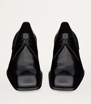 Saint Laurent Jean Leather Derby Shoes