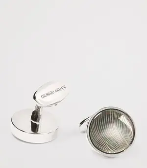 Giorgio Armani Sterling Silver Cufflinks