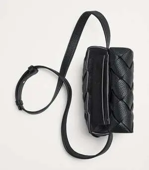 Bottega Veneta Leather Diago Belt Bag - Grey