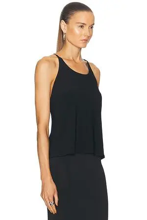 GRACE LING Biomorphic Spine Open Back Top