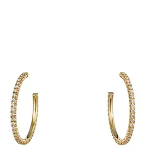 CARTIER Medium Étincelle De Cartier Hoop Earrings
