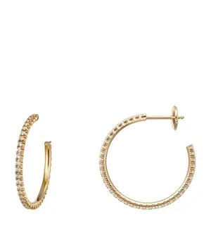 Cartier Medium Étincelle De Hoop Earrings