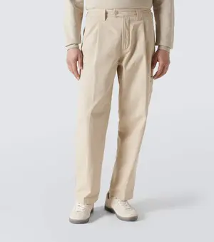 Stone Island Ghost Compass Cotton Straight Pants