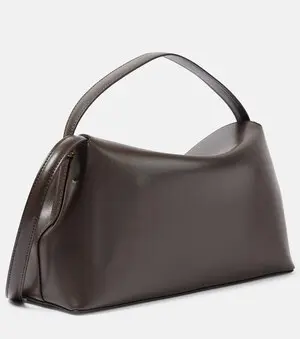 TOTEME T-lock Leather Top-handle Bag - Brown