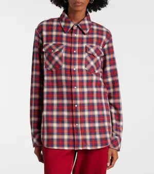 GOD'S TRUE CASHMERE Ski Santa Fe Tartan Shirt - Red