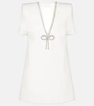 AREA Embellished Minidress