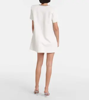 AREA Embellished Minidress