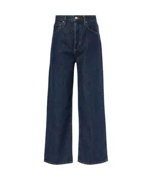 AGOLDE Ren High-rise Wide-leg Jeans - Blue