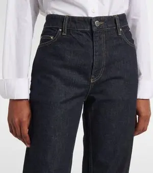 TOTEME Low-rise Straight Jeans - Blue