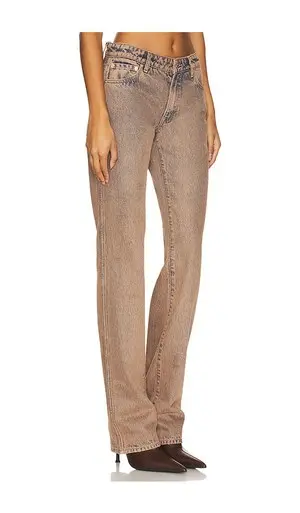 GRLFRND Isabel Low Rise Straight Jeans