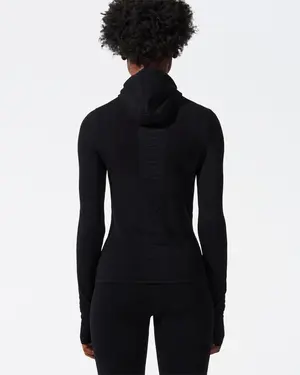Perfect Moment Seamless Hooded Base Layer Top